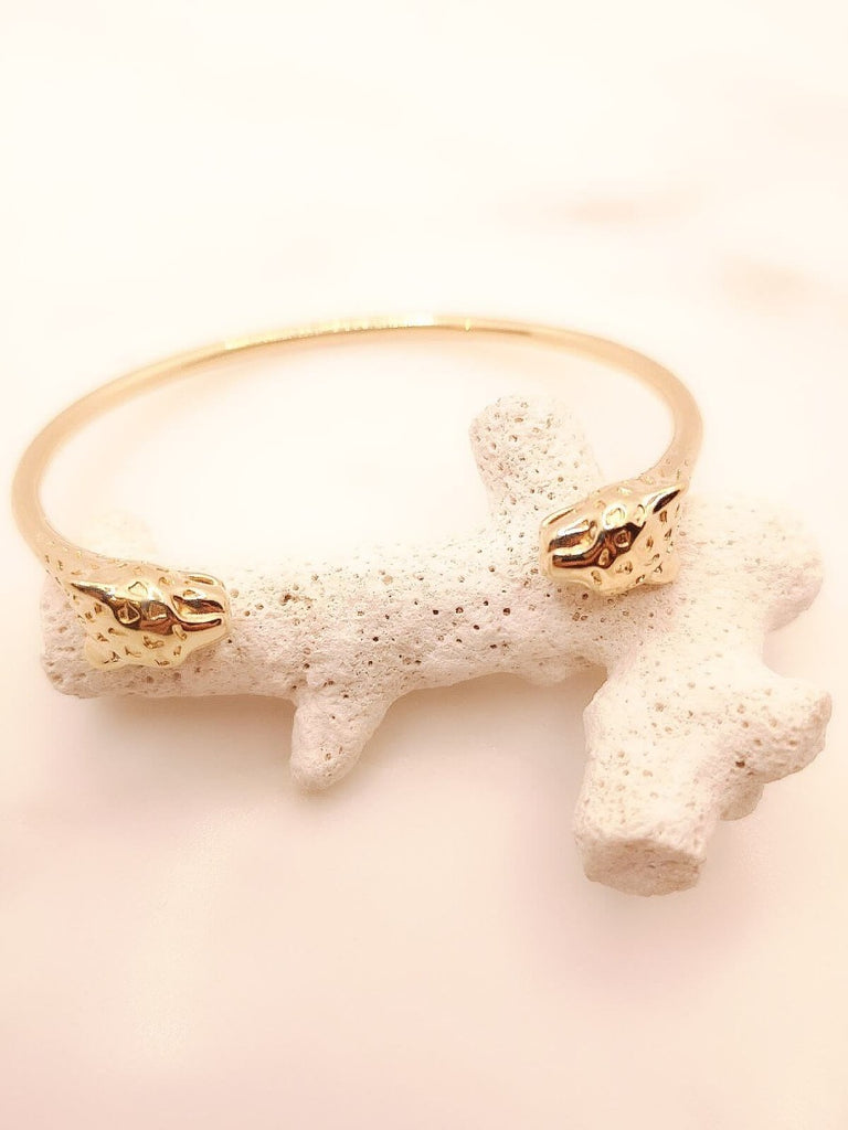 Jonc Panthere plaqué or – BOBART Bijoux